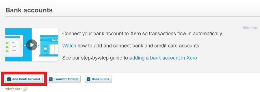 How to Set up Your Bank Account in Xero